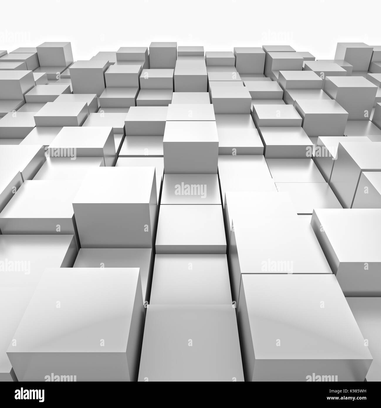 3d rendering of abstract cubes background Stock Photo - Alamy