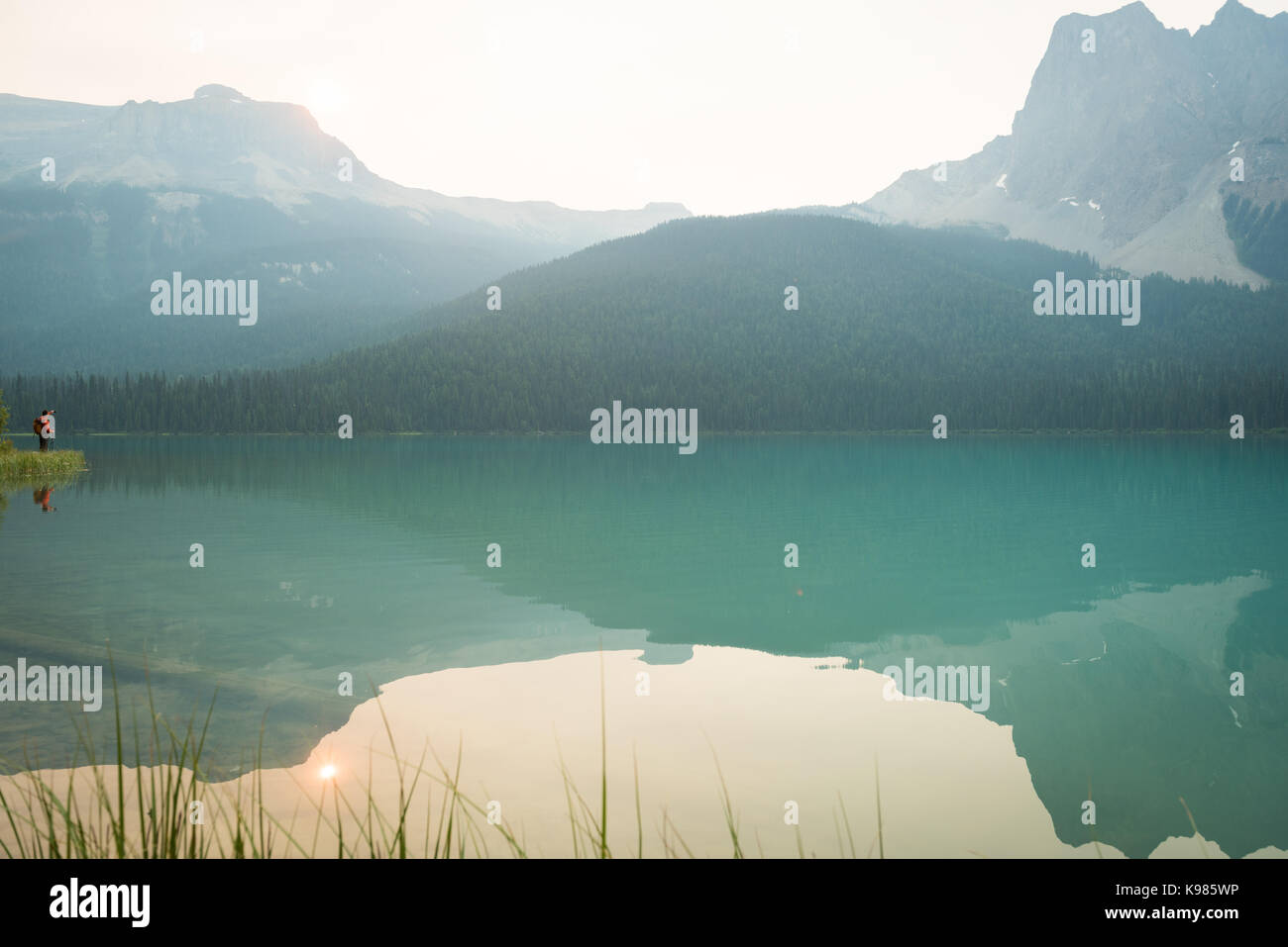 View of beautiful lake Stock Photo - Alamy