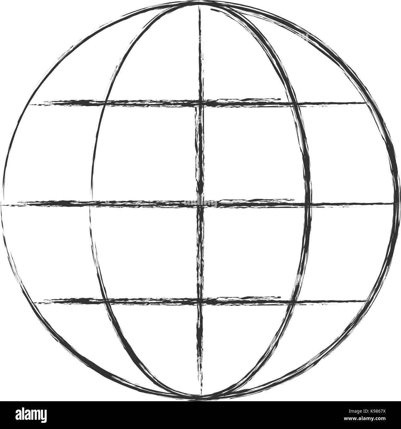 global sphere icon Stock Vector Image & Art - Alamy