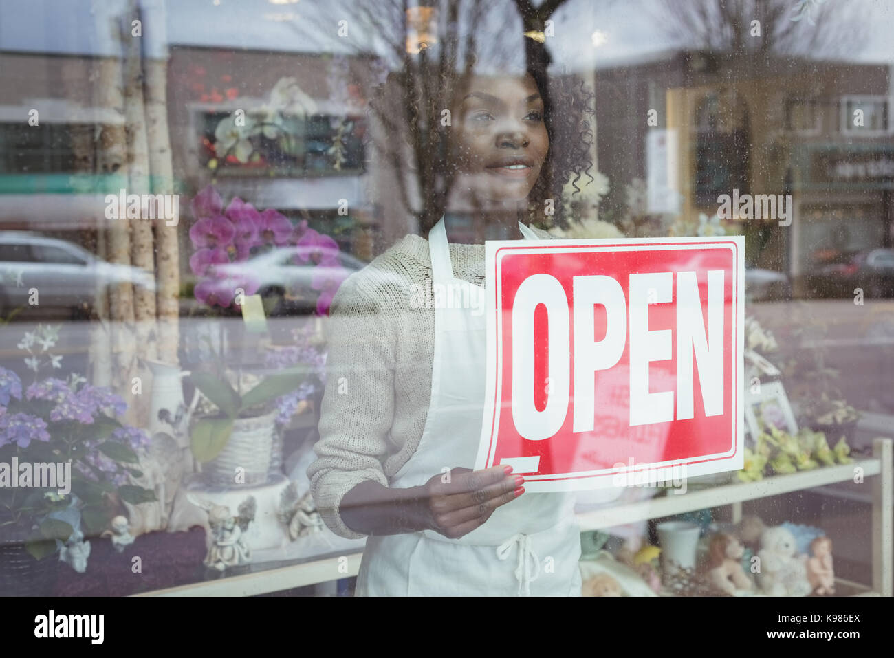 Female signboard hi-res stock photography and images - Alamy