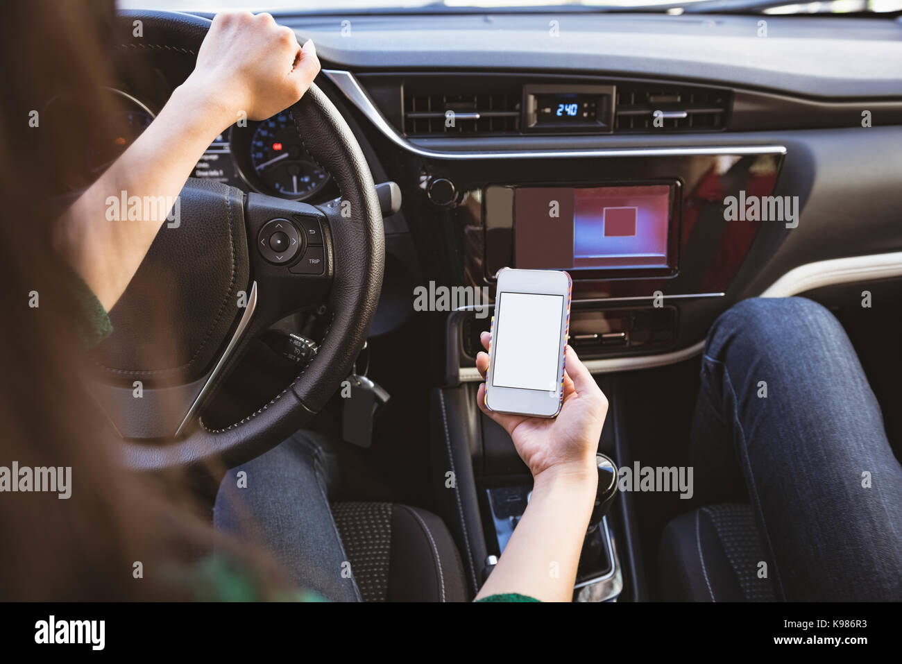 Young chinese man driving car hi-res stock photography and images - Alamy