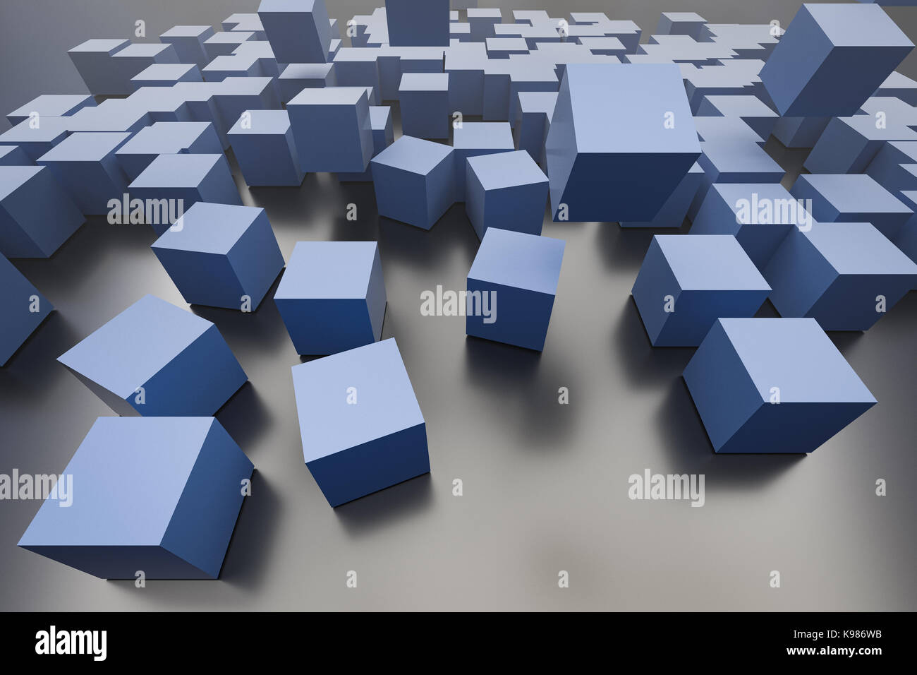 3d rendering of abstract cubes background Stock Photo - Alamy