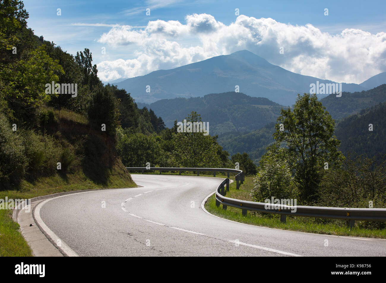 Tena Valley within the Aragonese Pyrenees mountain range, Catalan ...