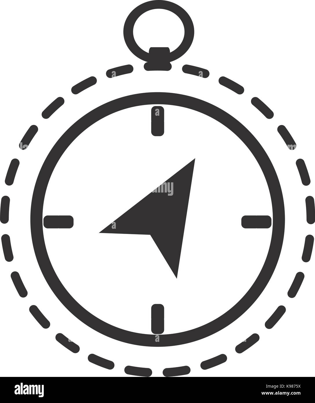 compass icon image Stock Vector Image & Art - Alamy