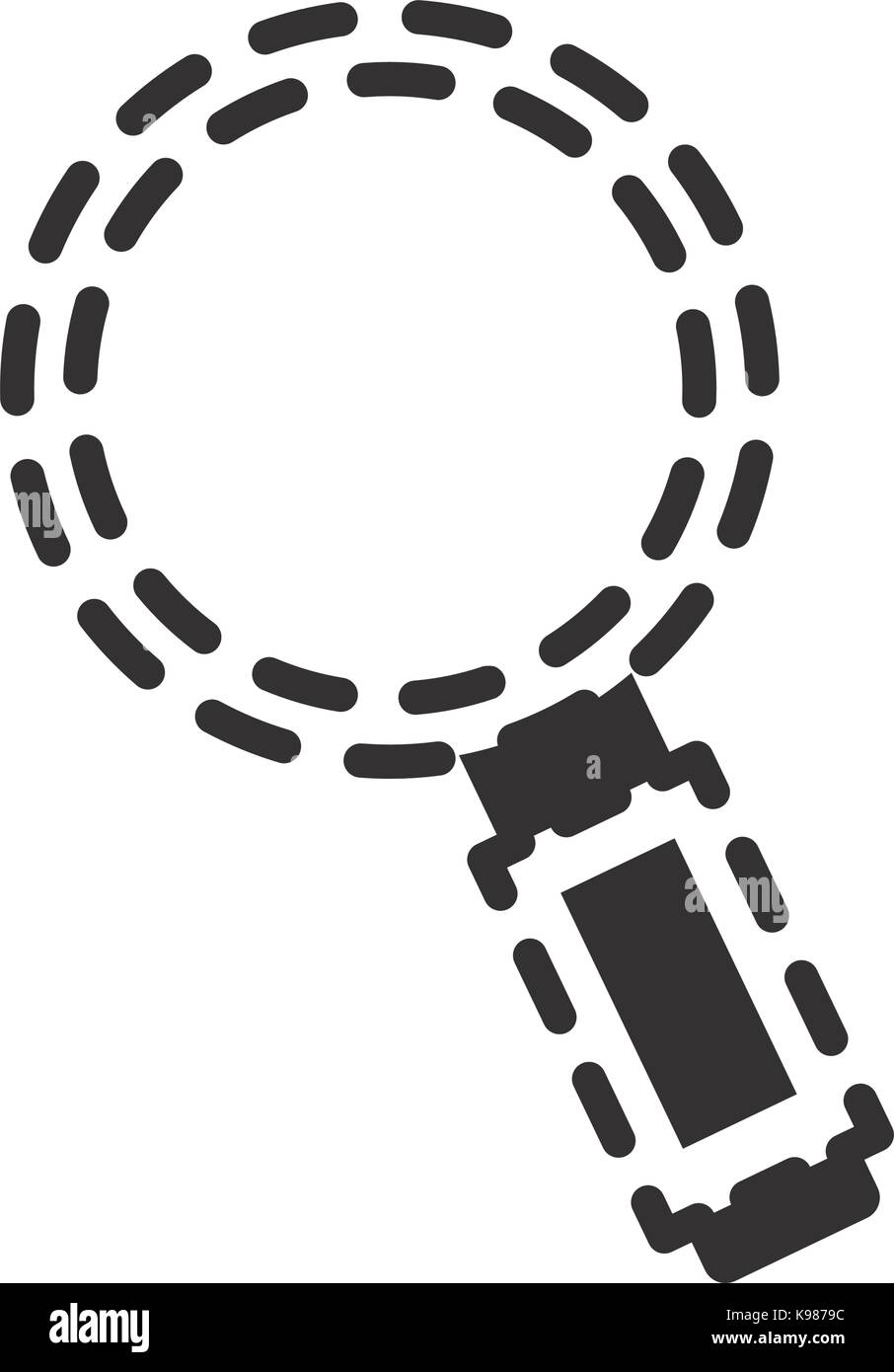 Lupe icon image hi-res stock photography and images - Alamy