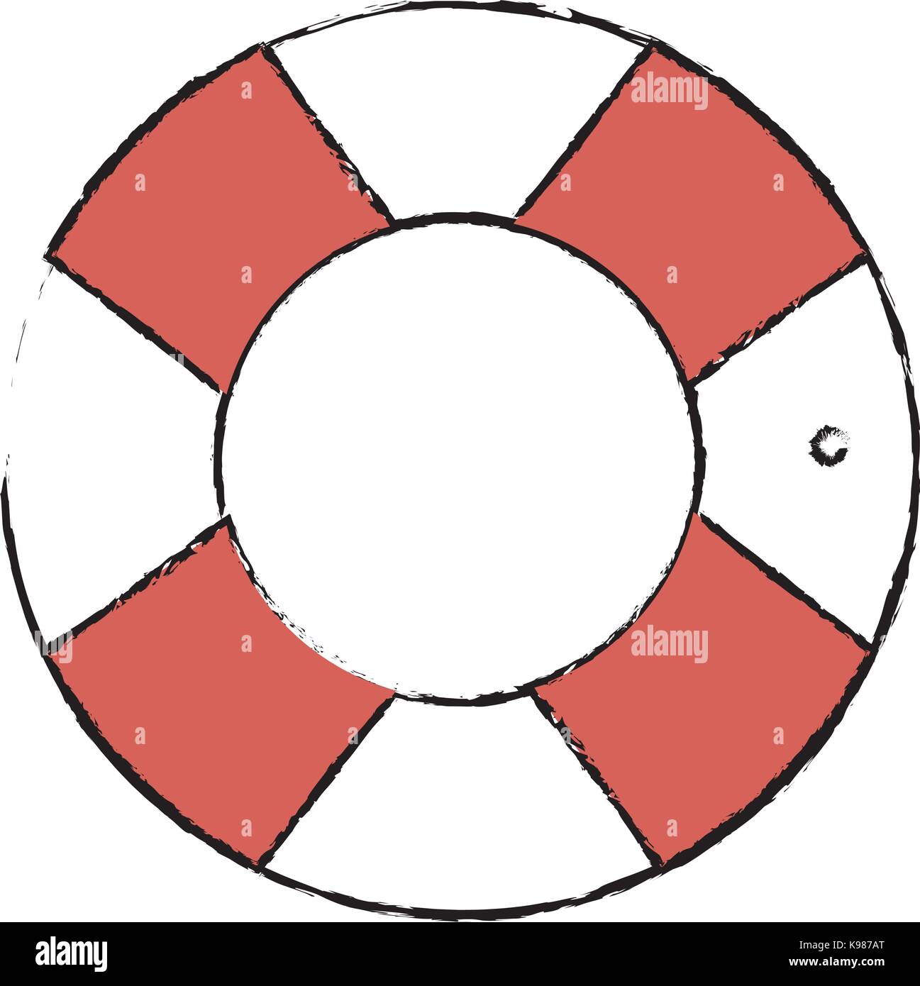 lifeguard float isolated icon vector illustration design Stock Vector ...