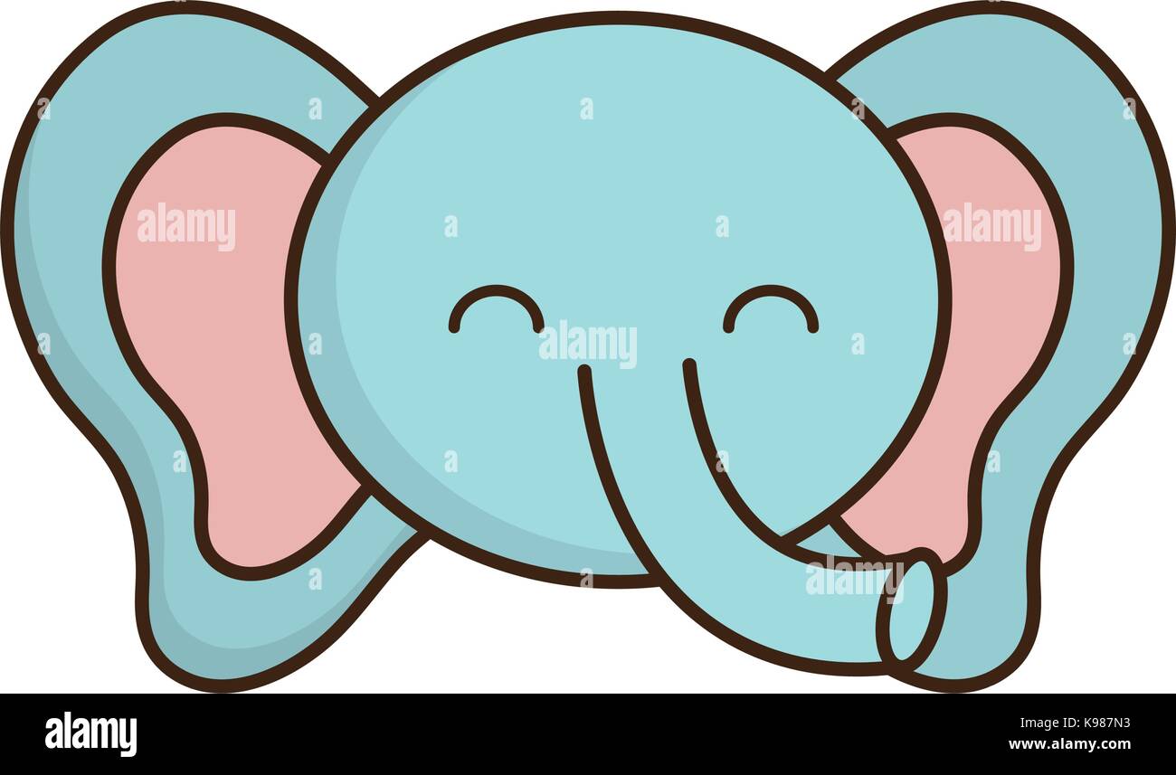 cute elephant icon Stock Vector Image & Art - Alamy