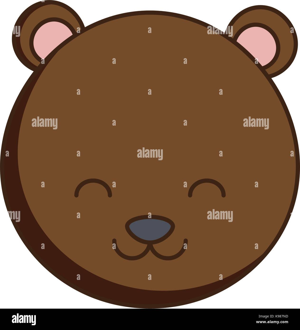cute bear icon Stock Vector Image & Art - Alamy