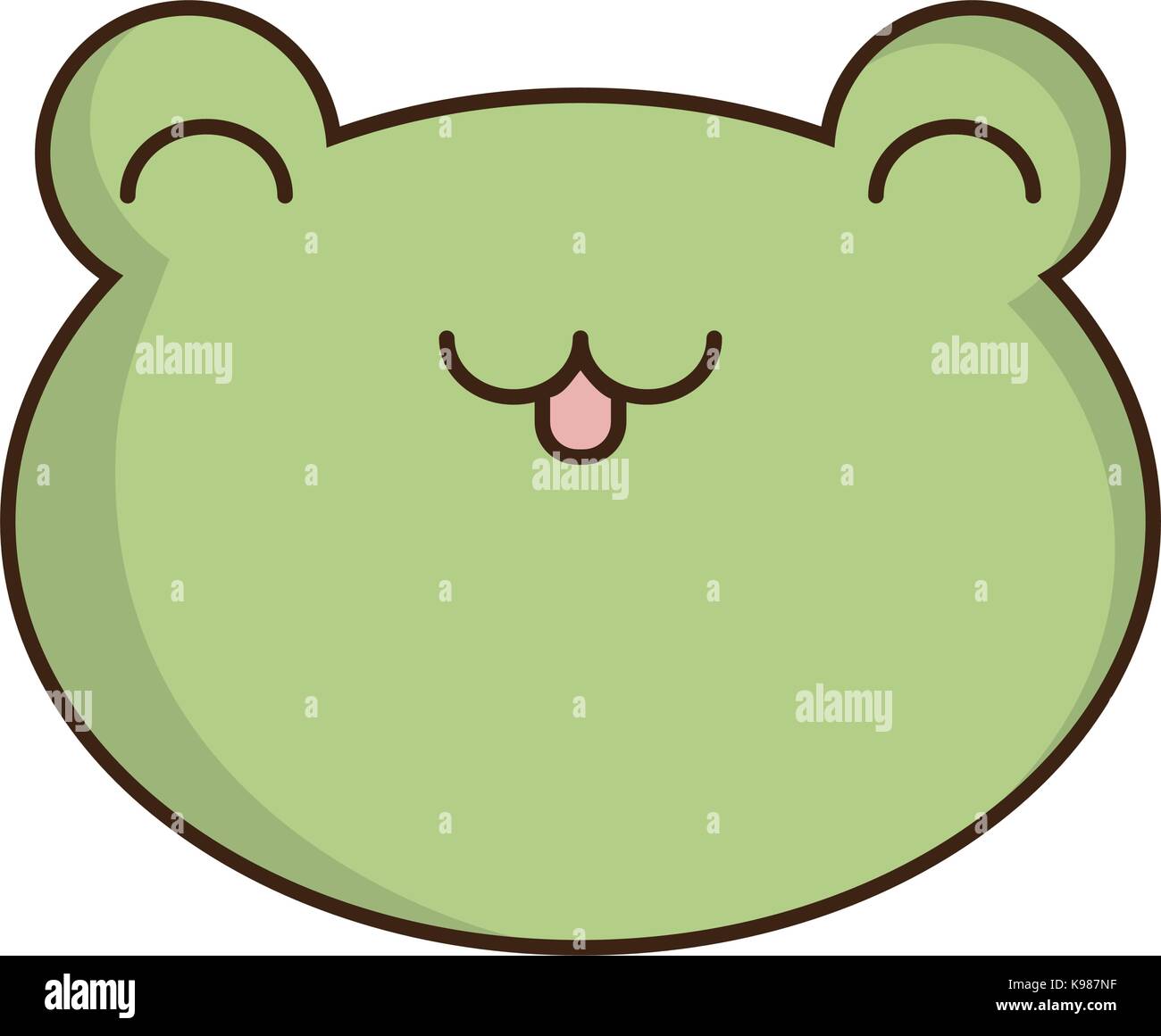cute frog icon Stock Vector Image & Art - Alamy
