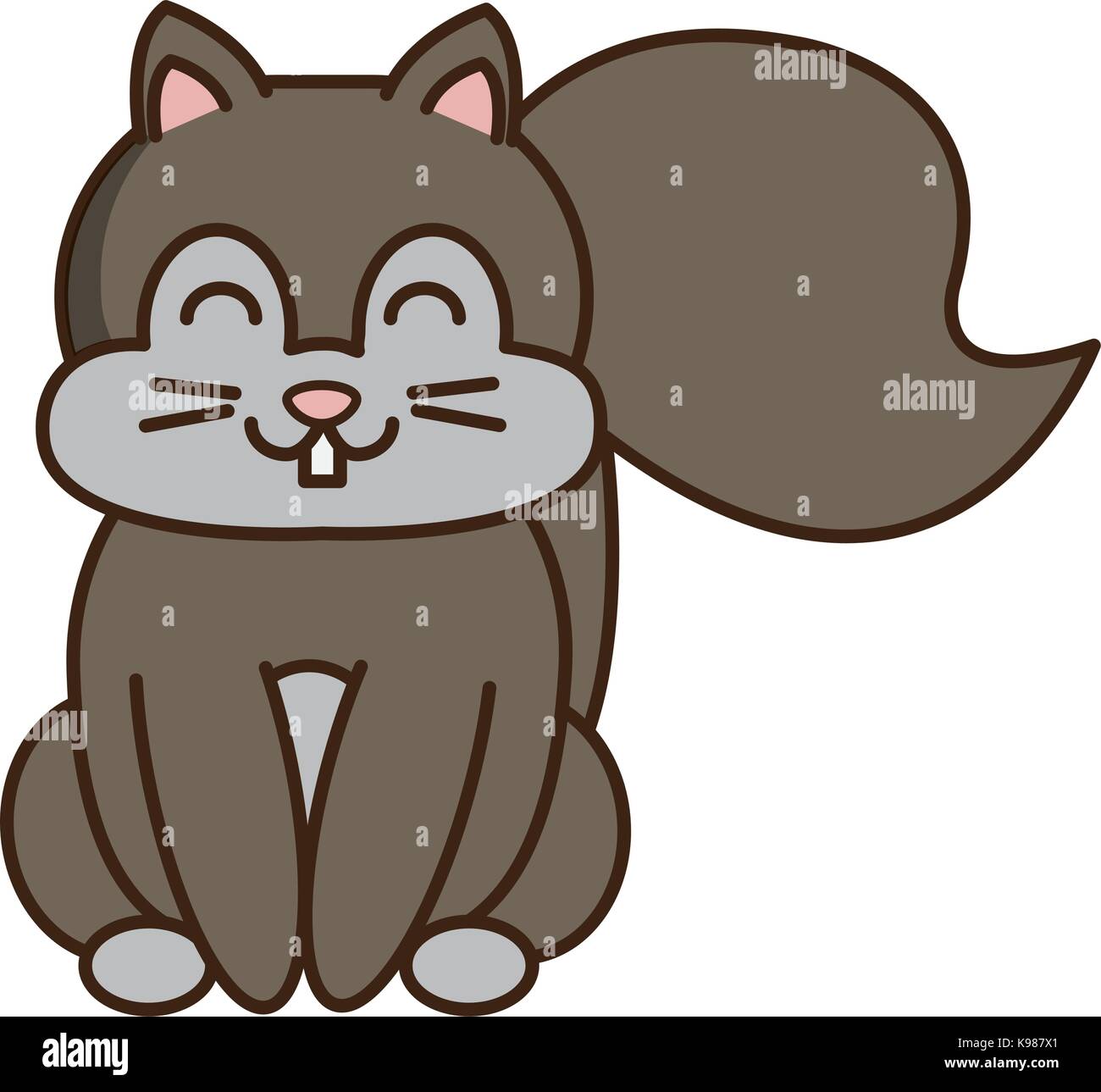 cute squirrel icon Stock Vector Image & Art - Alamy