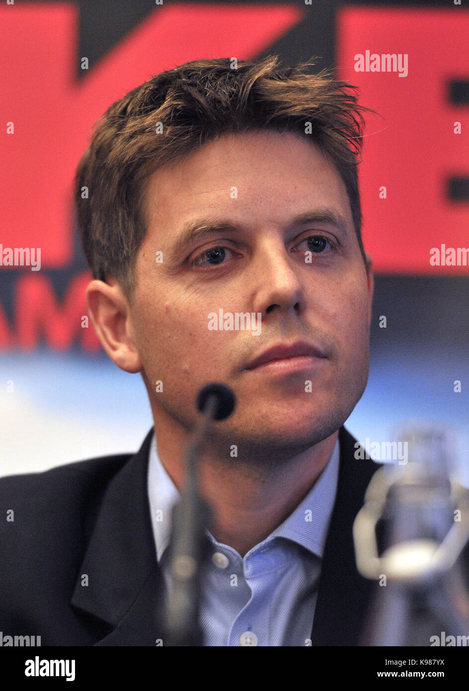 Tomos Grace Head of UK sport at YouTube, during the Hughie Fury v ...