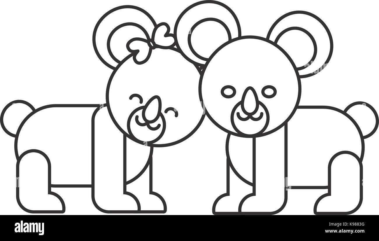 cute koala icon Stock Vector Image & Art - Alamy