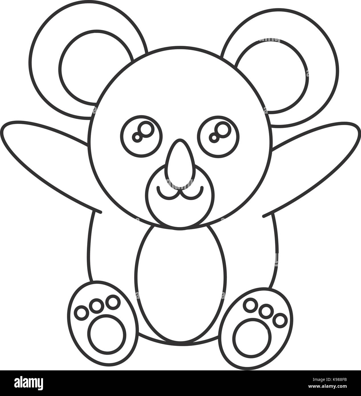cute koala icon Stock Vector Image & Art - Alamy