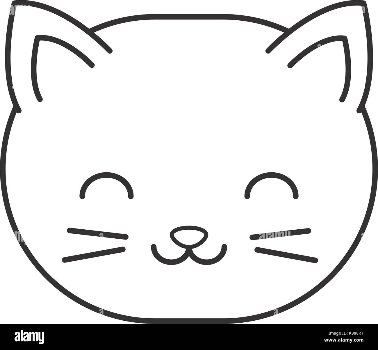 cute cat icon Stock Vector Image & Art - Alamy