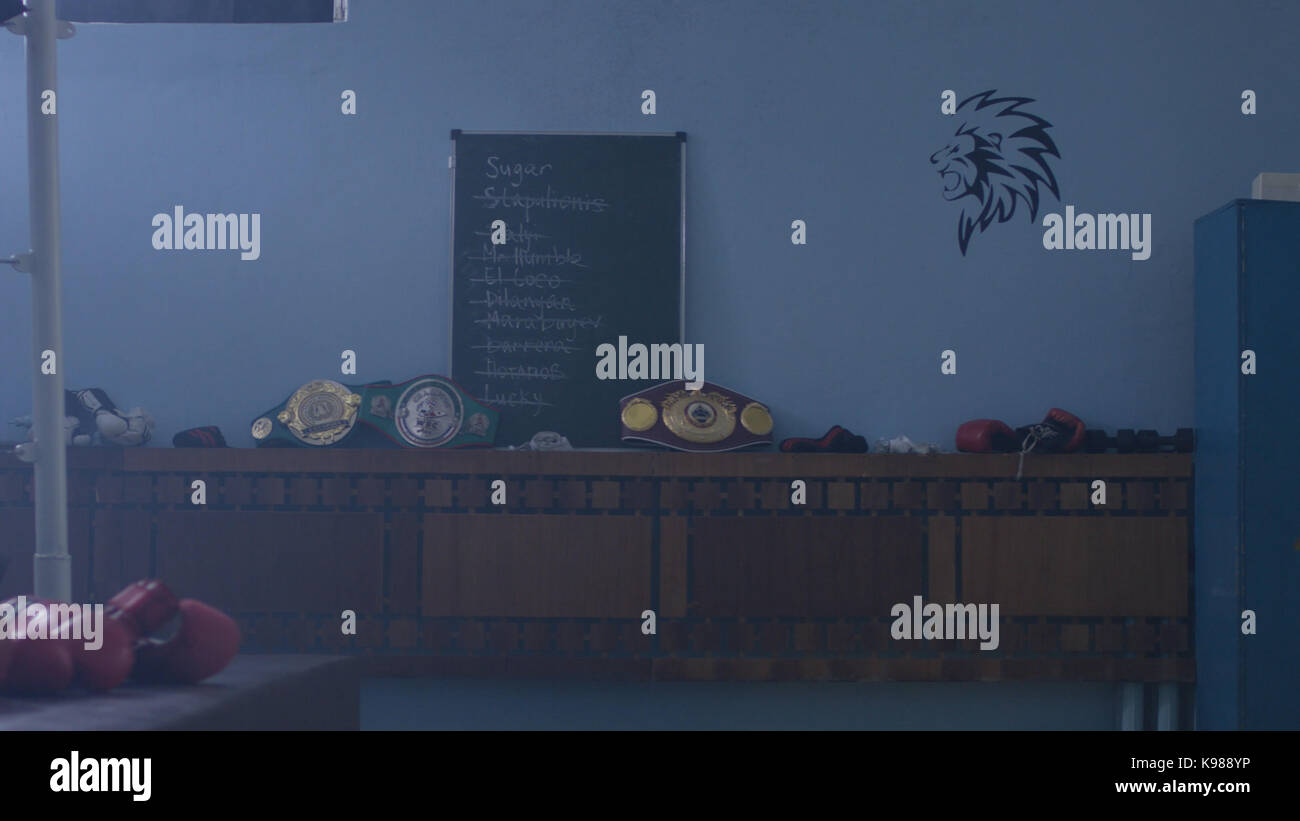 In the gym the list of losers in the tournament Stock Photo - Alamy