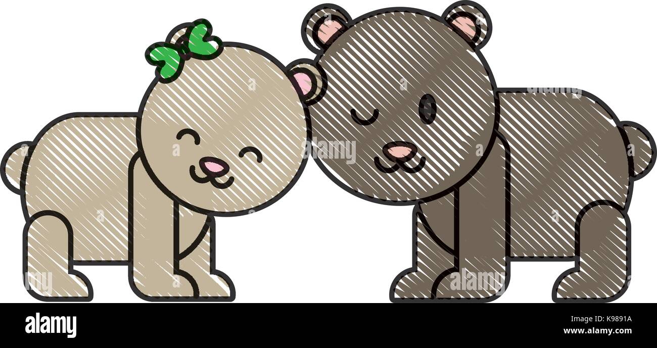 cute bears icon Stock Vector Image & Art - Alamy