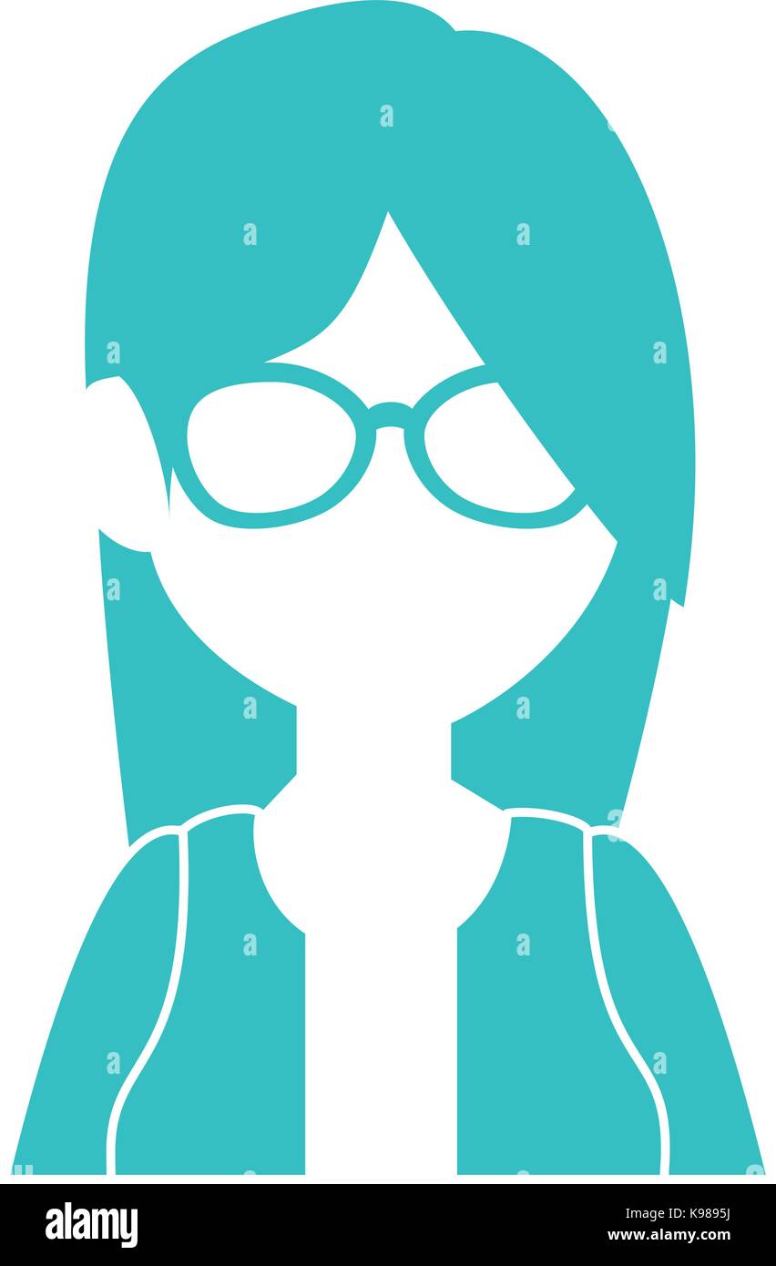 beautiful woman avatar character vector illustration design Stock ...