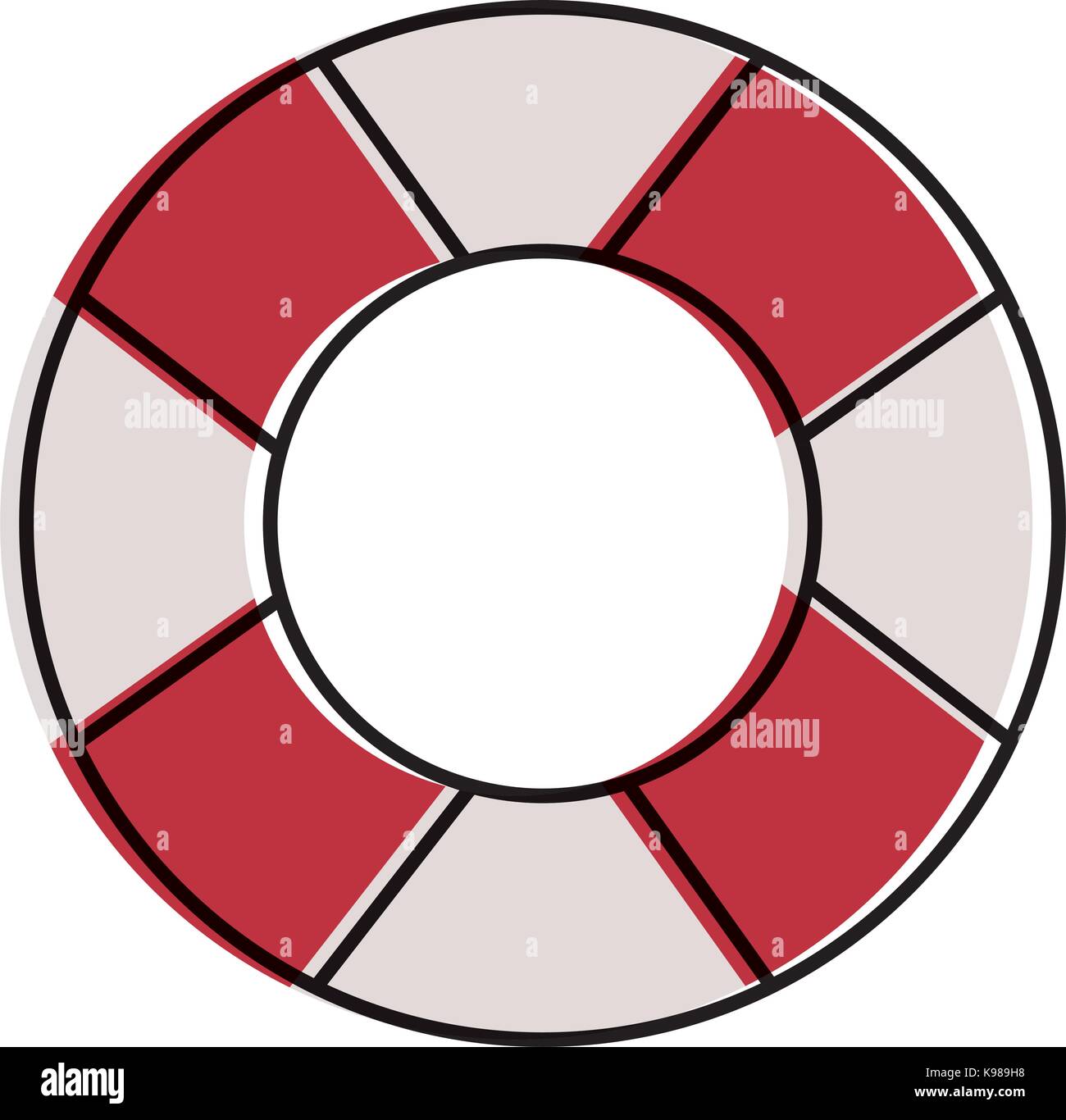 lifeguard float isolated icon vector illustration design Stock Vector ...