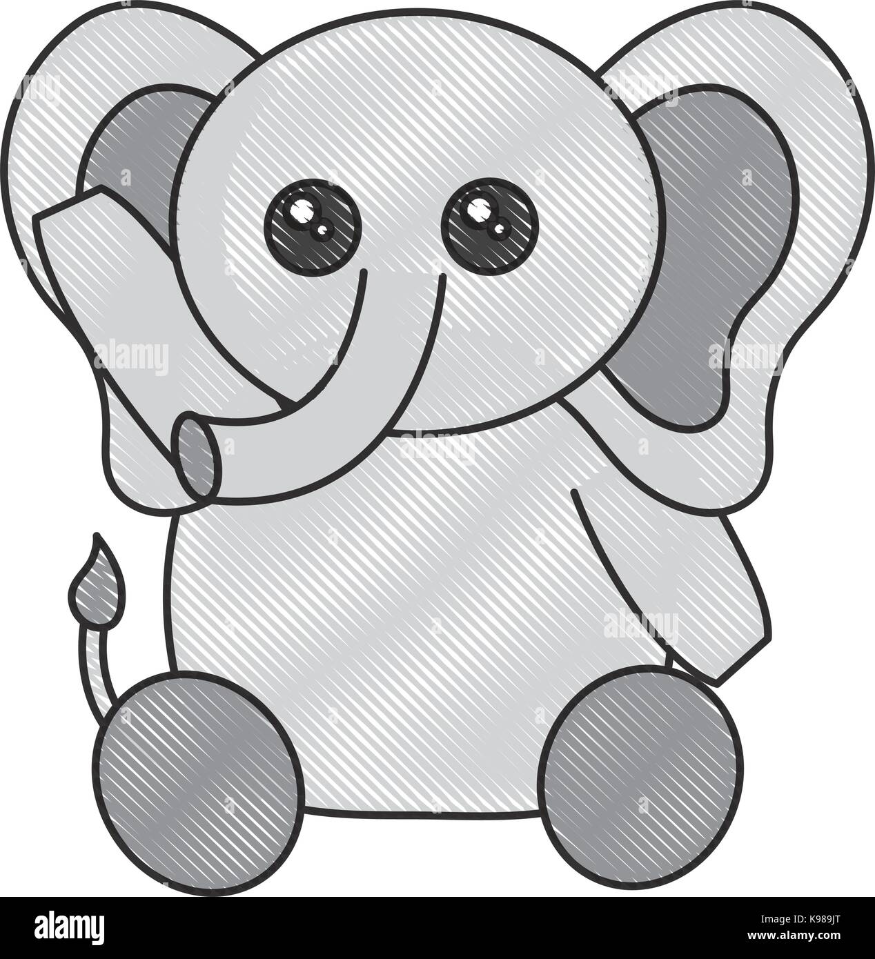 cute elephant icon Stock Vector Image & Art - Alamy