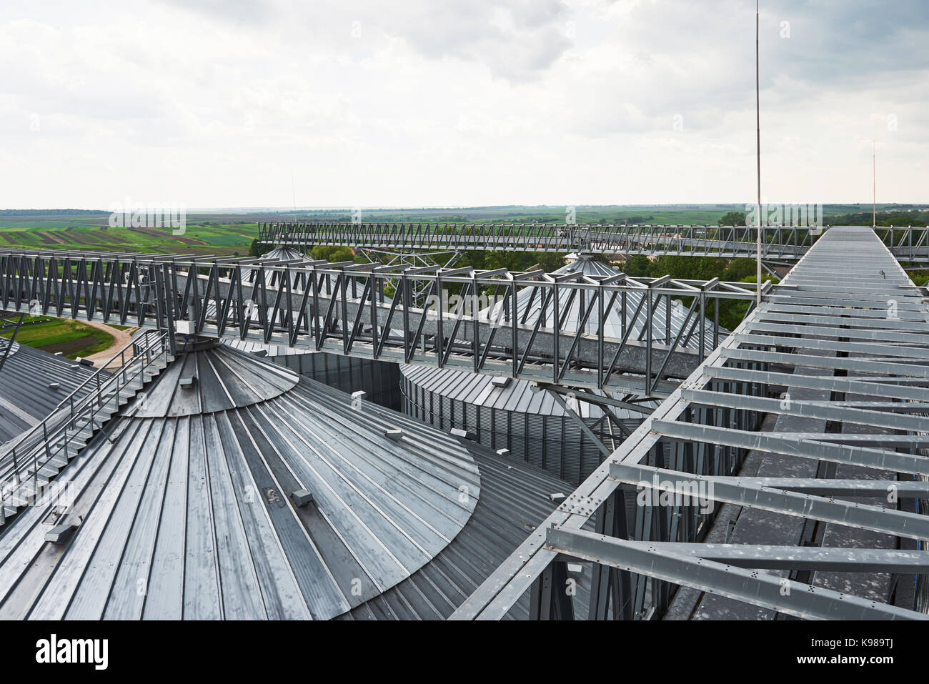 Agricultural Silo - Building Exterior, Storage and drying of grains ...