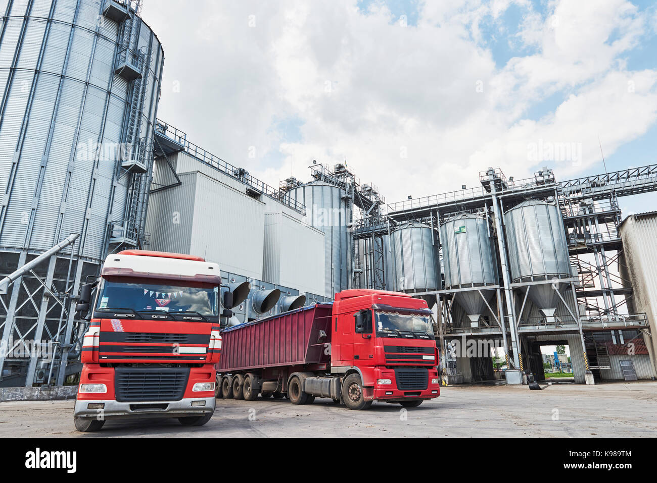Agricultural Silo - Building Exterior, Storage and drying of grains ...