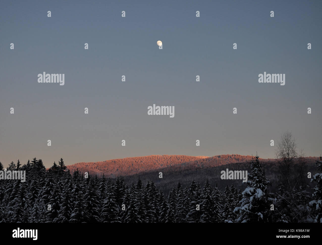 Moonrise scenery hi-res stock photography and images - Alamy