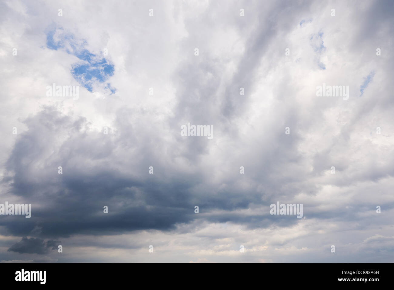 Cloudy stormy black and white dramatic sky background Stock Photo - Alamy