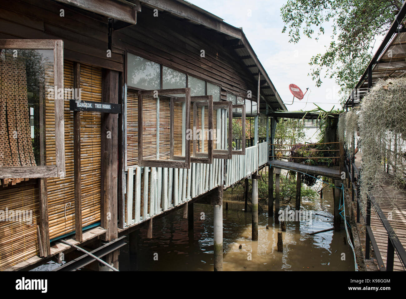 The Bangkok Treehouse hotel, Bangkok, Thailand Stock Photo - Alamy