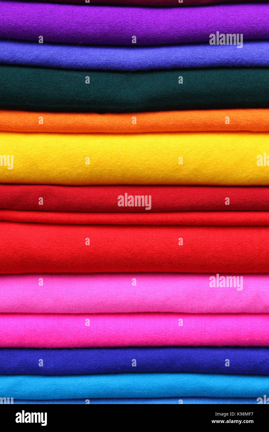 Indian fabric rolled up hi-res stock photography and images - Alamy