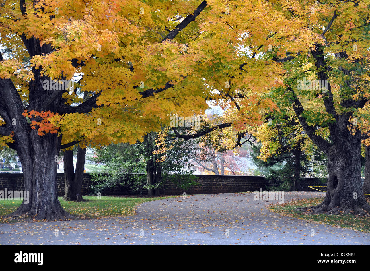 Gettysburg National Cemetery, Pennsylvania, USA - October 31, 2016 ...