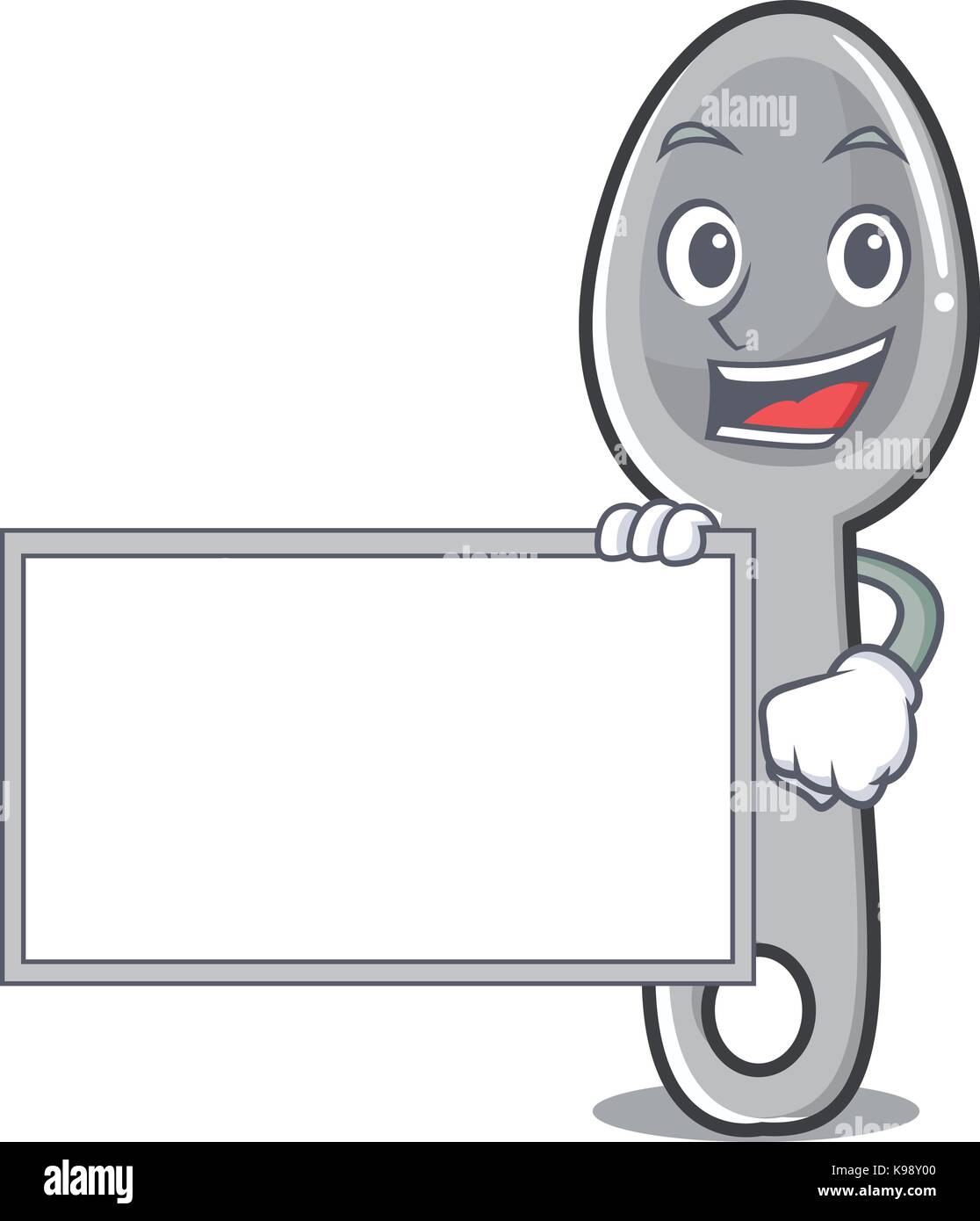 With board spoon character cartoon style Stock Vector Image & Art - Alamy