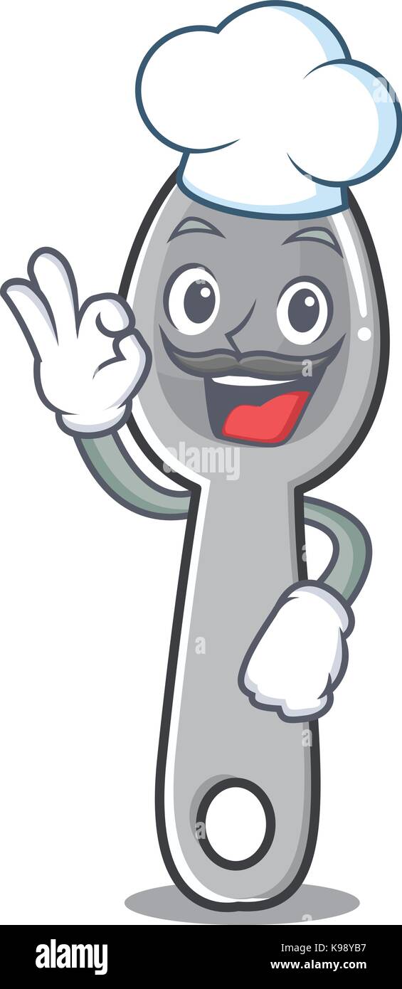 Chef spoon character cartoon style Stock Vector Image & Art - Alamy