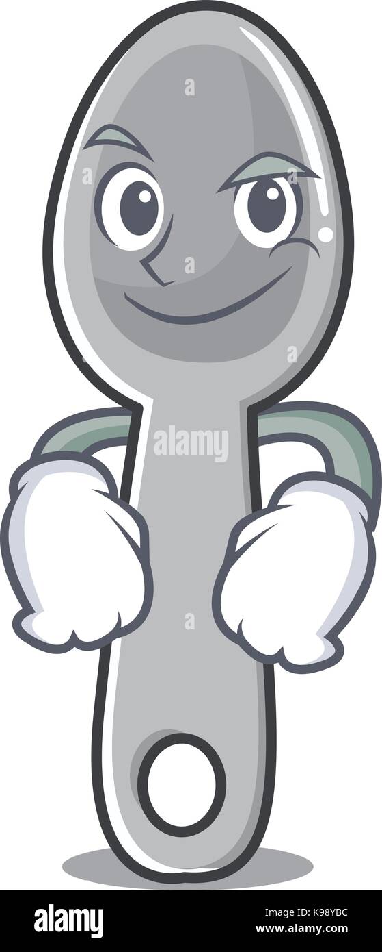 Smirking spoon character cartoon style Stock Vector Image & Art - Alamy
