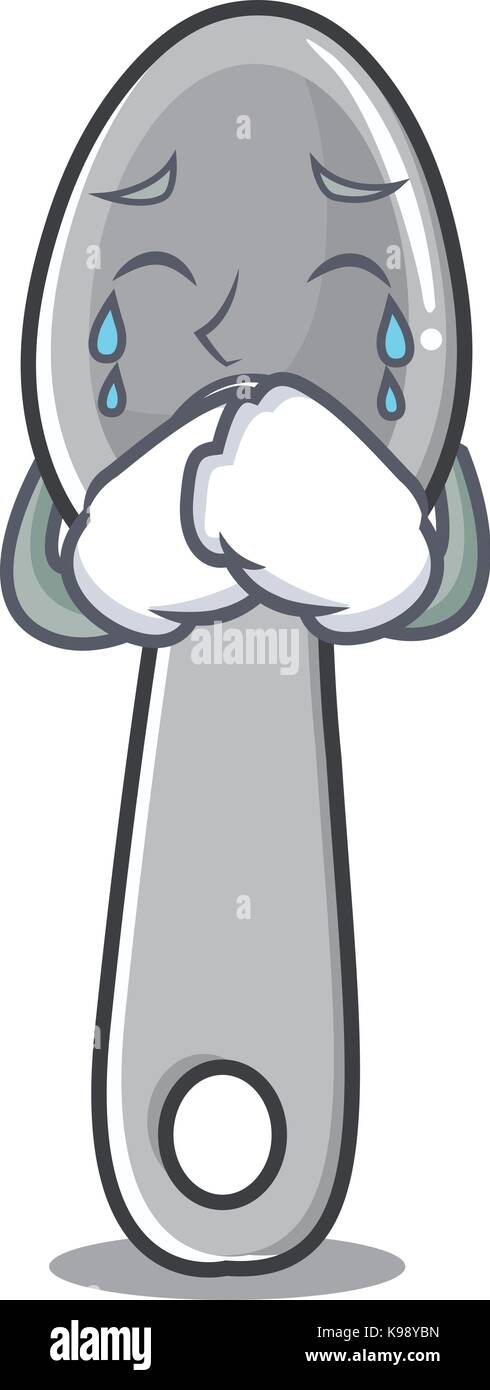 Crying spoon character cartoon style Stock Vector Image & Art - Alamy