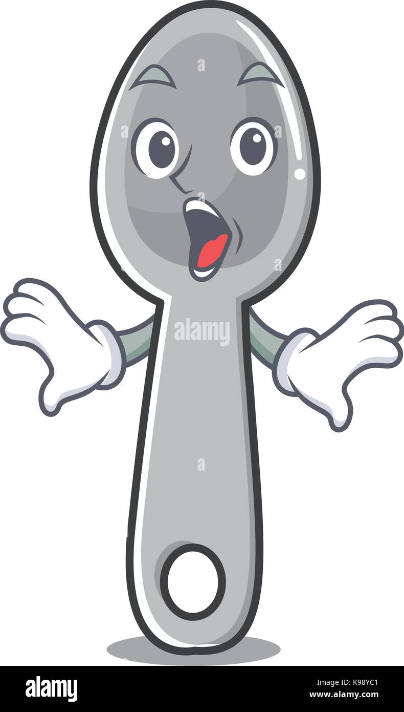 Surprised spoon character cartoon style Stock Vector Image & Art - Alamy