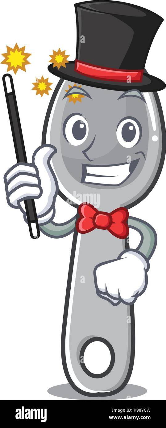 Magician spoon character cartoon style Stock Vector Image & Art - Alamy