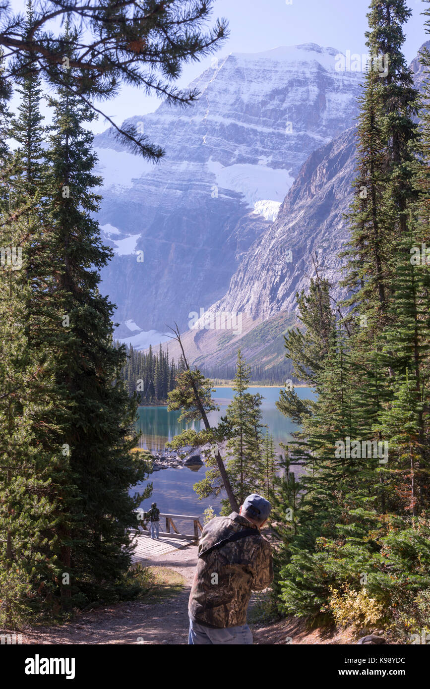 Edith Cavell Mountain in Jasper Alberta Canada Stock Photo - Alamy