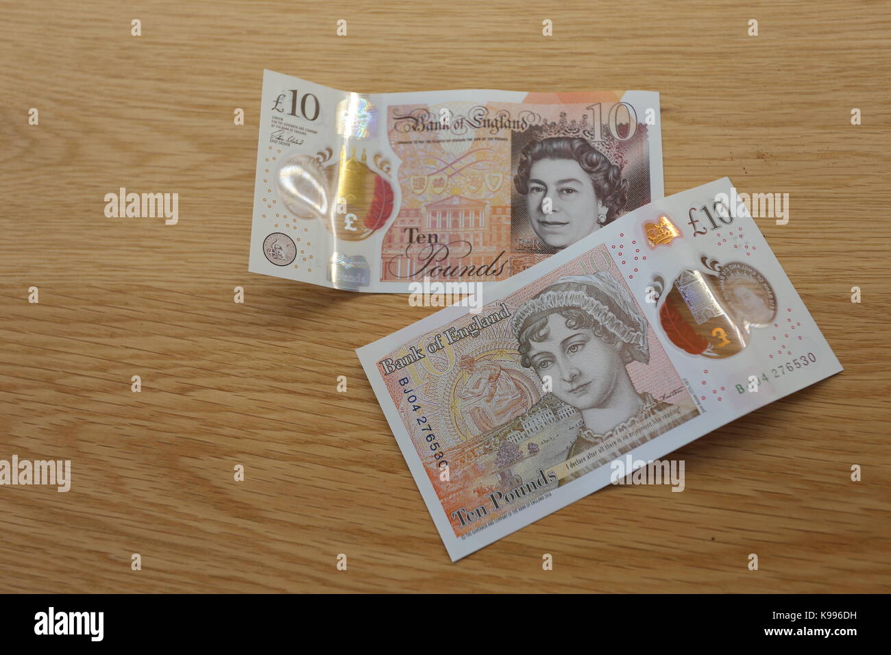 New 10 pound uk note hi-res stock photography and images - Alamy