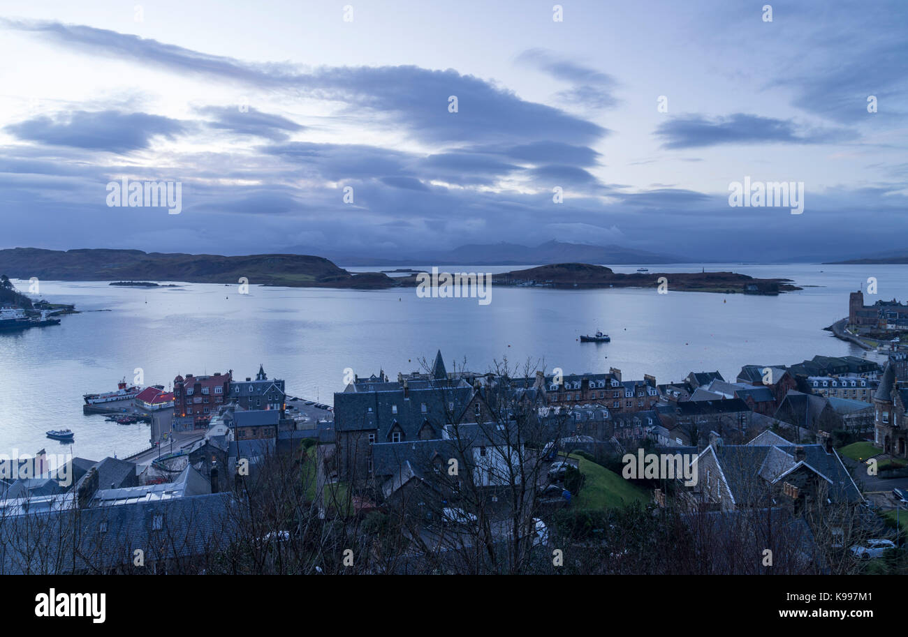 Oban From Mccaigs Tower Argyll High Resolution Stock Photography and ...