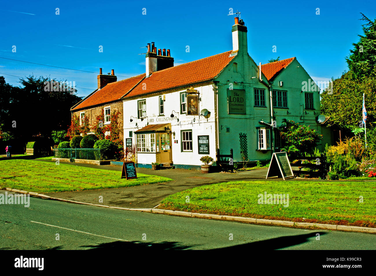 The Lord Collingwood, Upper poppleton, North Yorkshire Stock Photo - Alamy