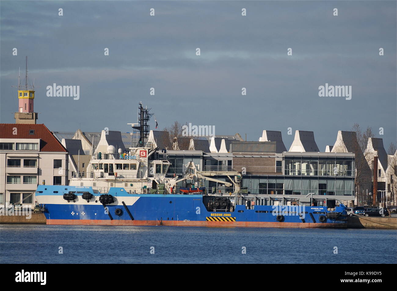 General views of Dunkerque harbour, Nord-Pas de Calais, France Stock ...