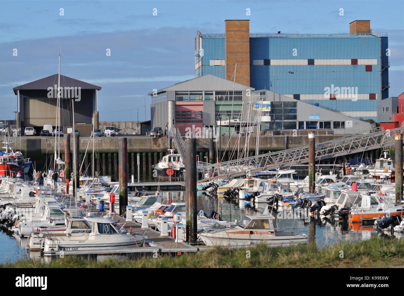 General views of Dunkerque harbour, Nord-Pas de Calais, France Stock ...