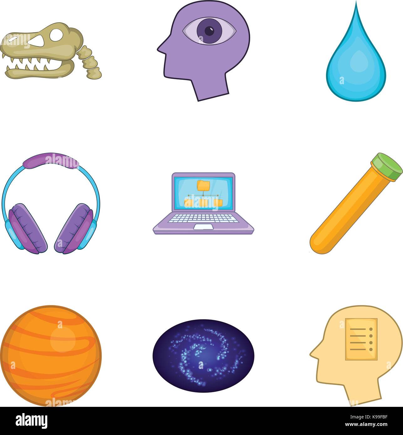Smart icons set, cartoon style Stock Vector Image & Art - Alamy