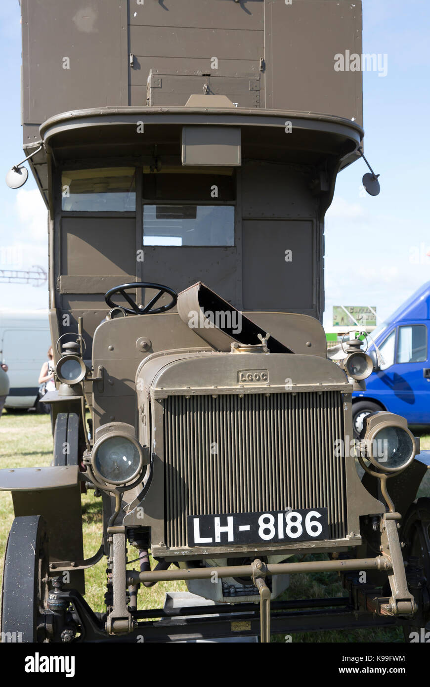 AEC LGOC B-Type B2737 LH8186 Old wartime bus on display at Biggin Hill ...