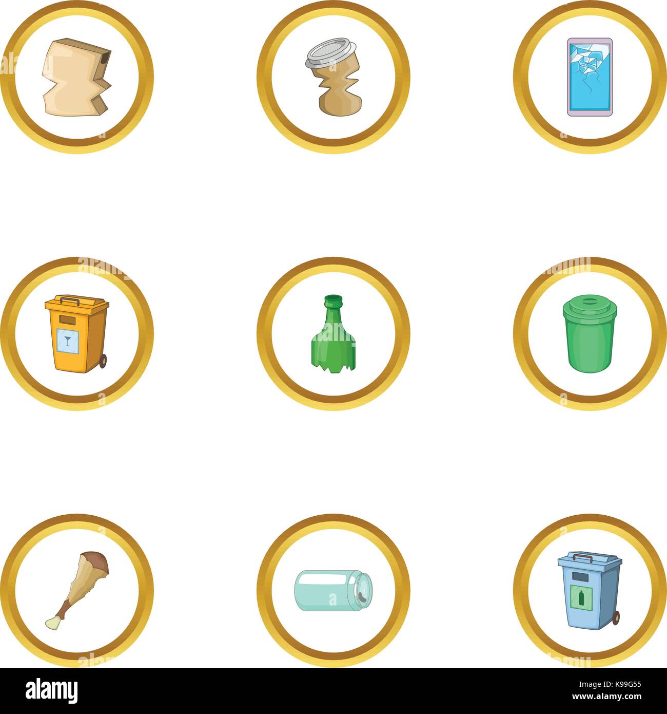 General waste Stock Vector Images - Alamy