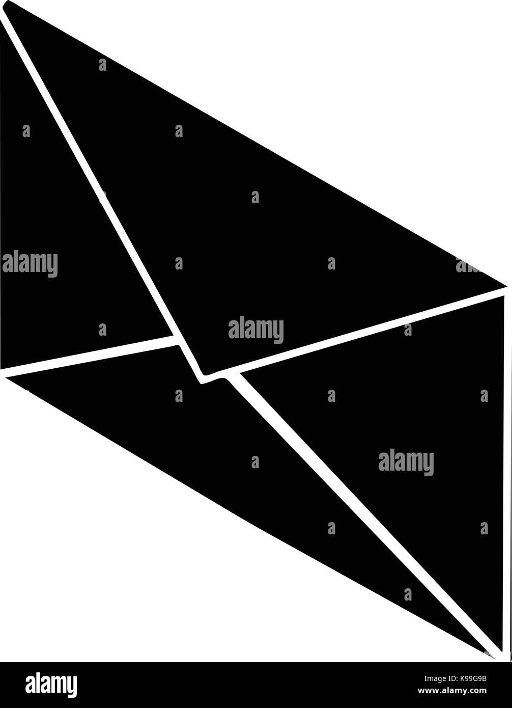 Postal letter icon, simple style Stock Vector Image & Art - Alamy