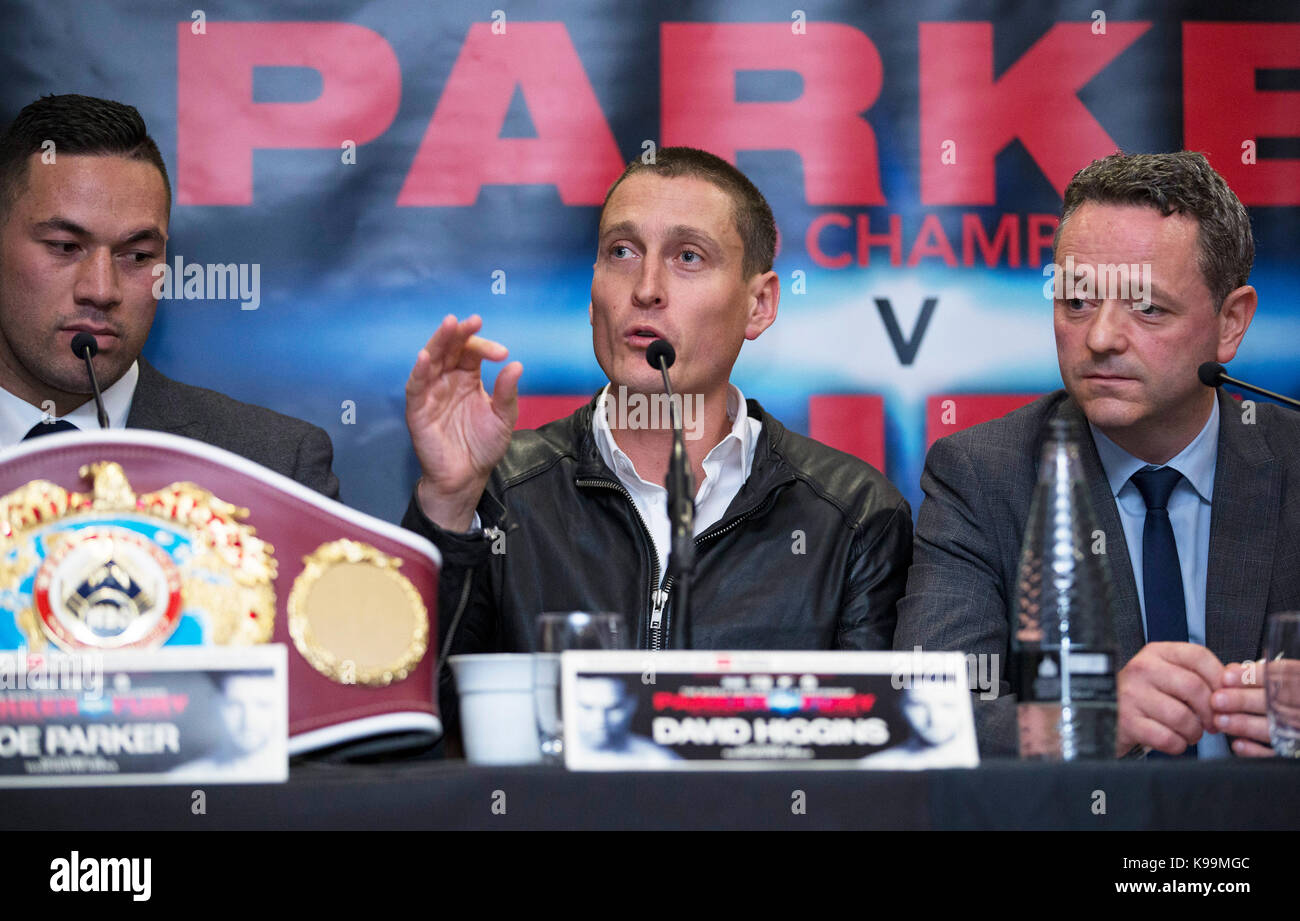 Old Trafford, Manchester, UK. 21st Sep, 2017. David Higgins, promotor ...