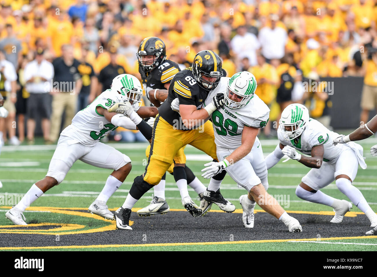 September 16, 2017: .Iowa Hawkeyes offensive lineman Keegan Render (69 ...