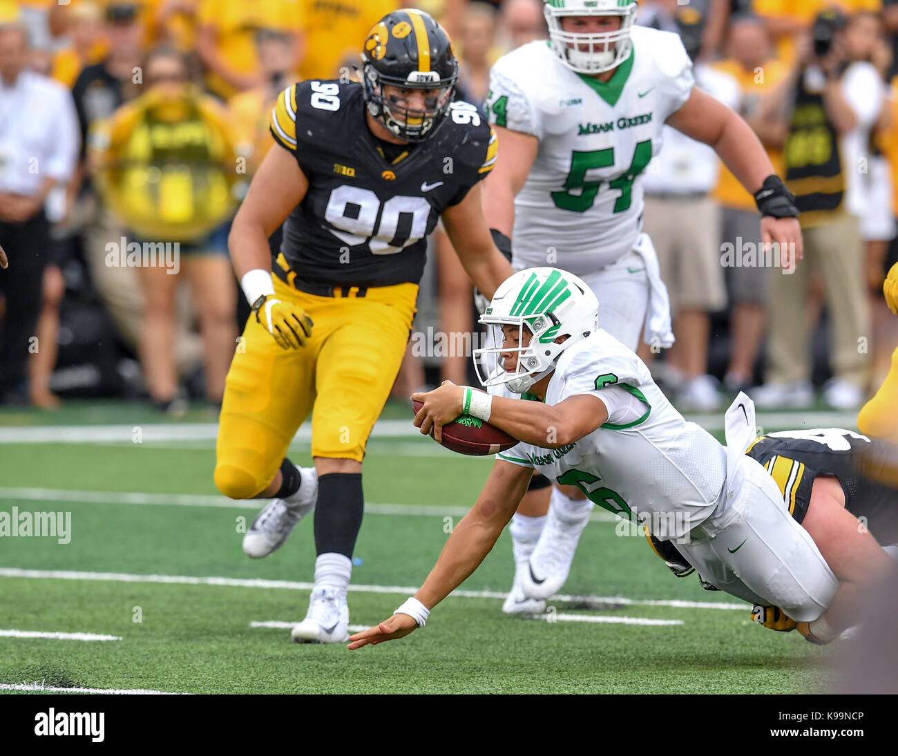 September 16, 2017: .North Texas Mean Green quarterback Mason Fine (6 ...