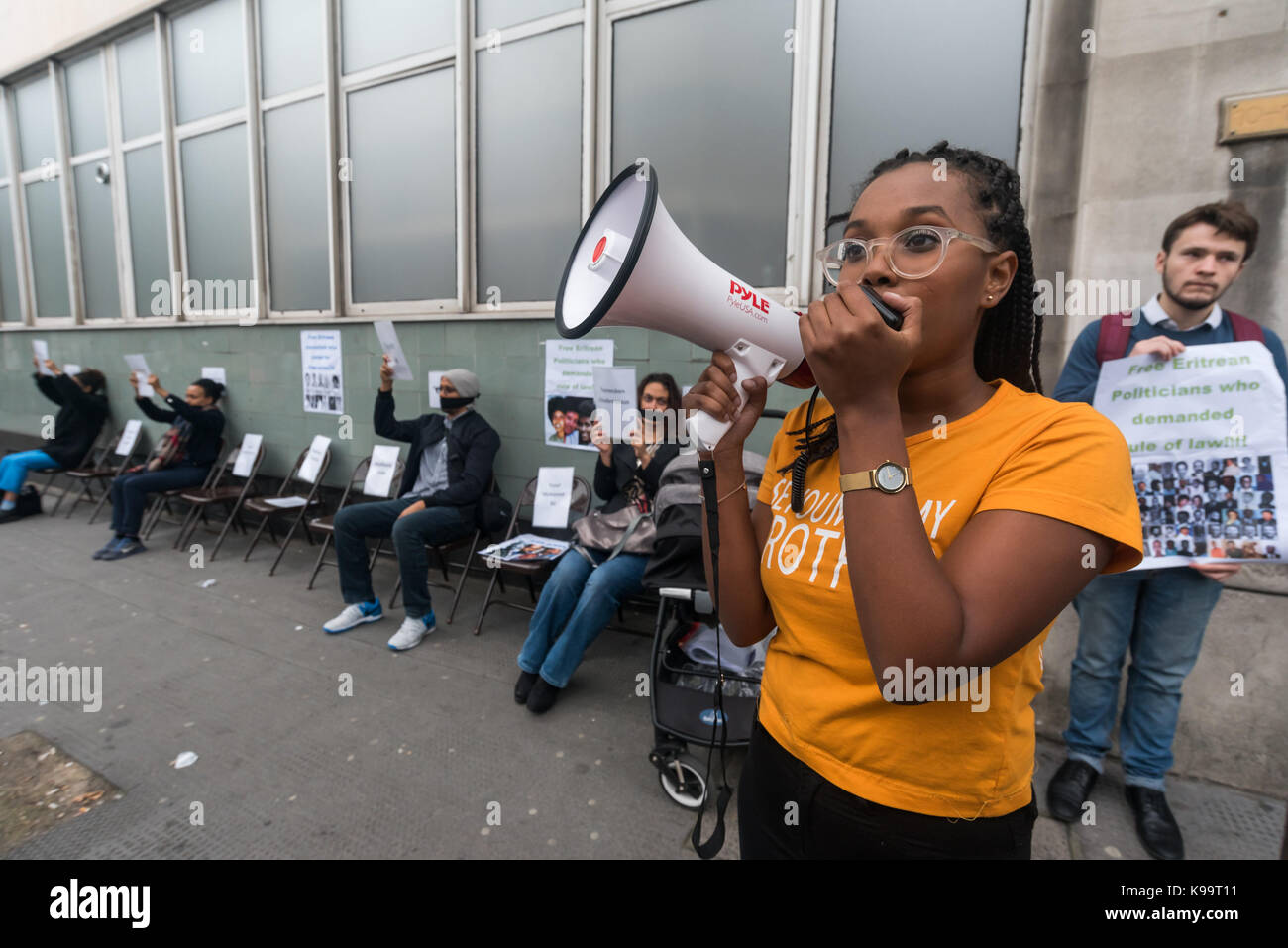 London, UK. 21st Sep, 2017. London, UK. 21st September 2017. Ten chairs ...